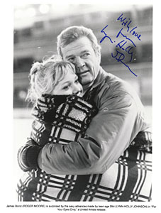 Lynn-Holly Johnson Autographed Photos Frame